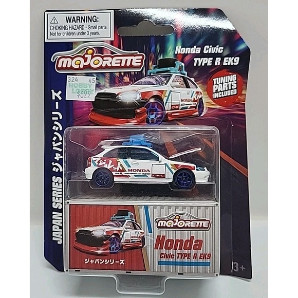 Toys | Majorette Honda Civic Type R Ek9 224 Deluxe Japan Series Tuning ...